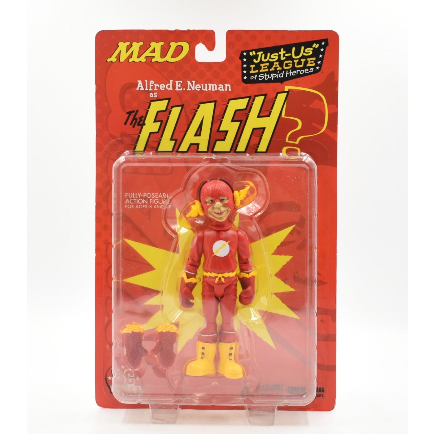 Mad Just-Us League of Stupid Heroes - Alfred E. Neuman as The Flash
