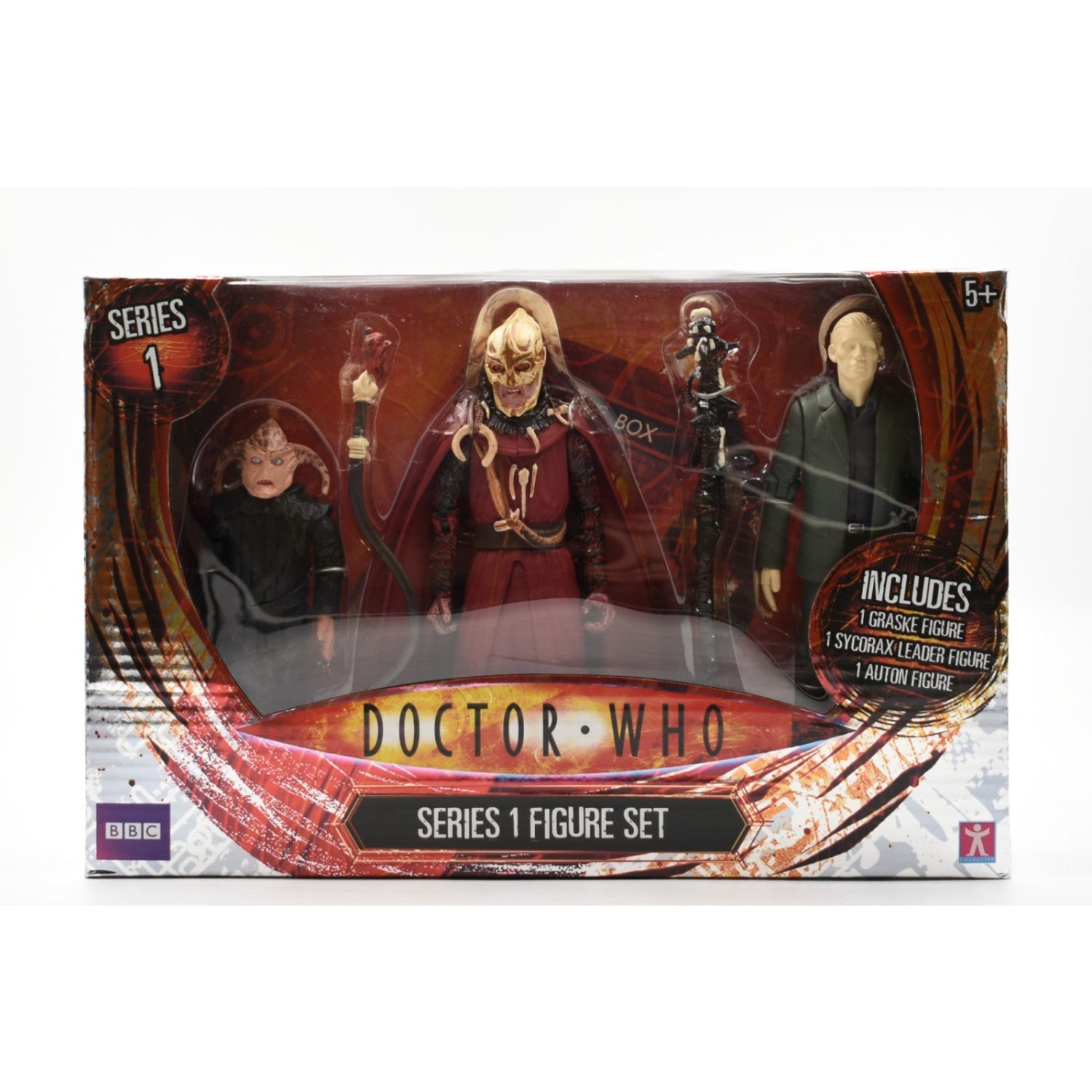 Doctor Who Series 1 - Graske Sycorax Leader & Auton Action Figure 3-Pack