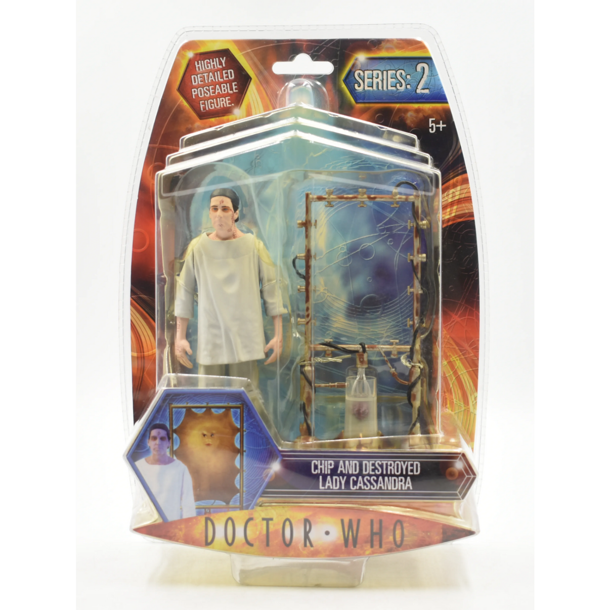 Doctor Who Series 2 - Chip and Destroyed Lady Cassandra Action Figure