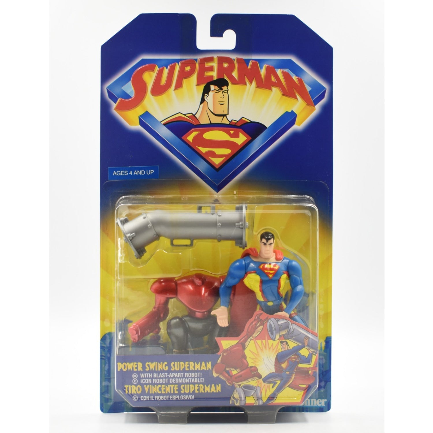 Superman The Animated Series - Power Swing Superman Action Figure