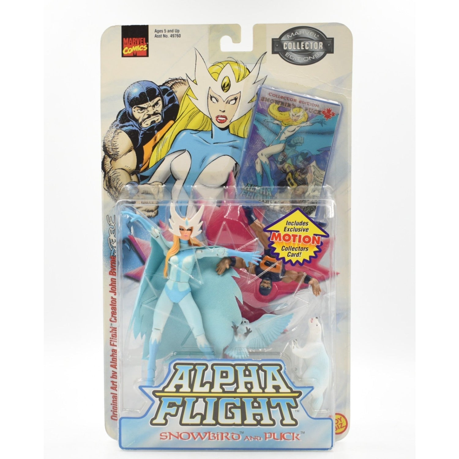 Marvel Collectors Edition Alpha Flight - Snowbird & Puck Action Figure Set