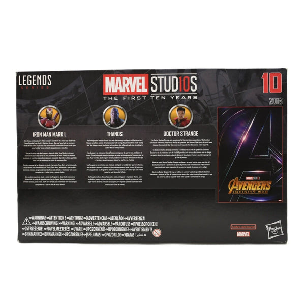 Marvel Legends First 10 Years - Iron Man Mark L Thanos & Doctor Strange ...