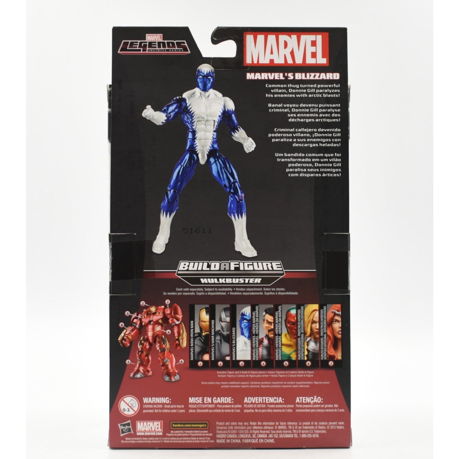 Marvel Legends Hulkbuster BAF Series - Blizzard Action Figure