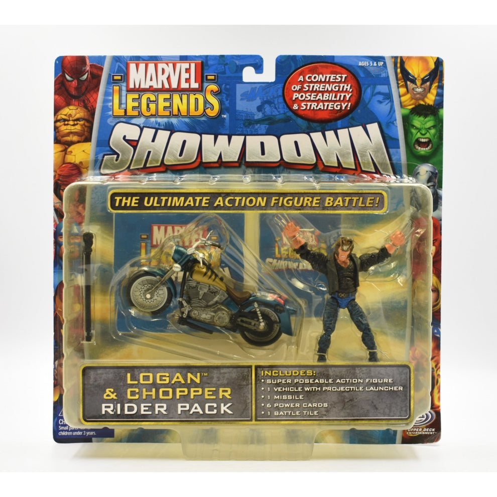 Marvel Legends Showdown - Logan & Chopper Action Figure Rider Pack
