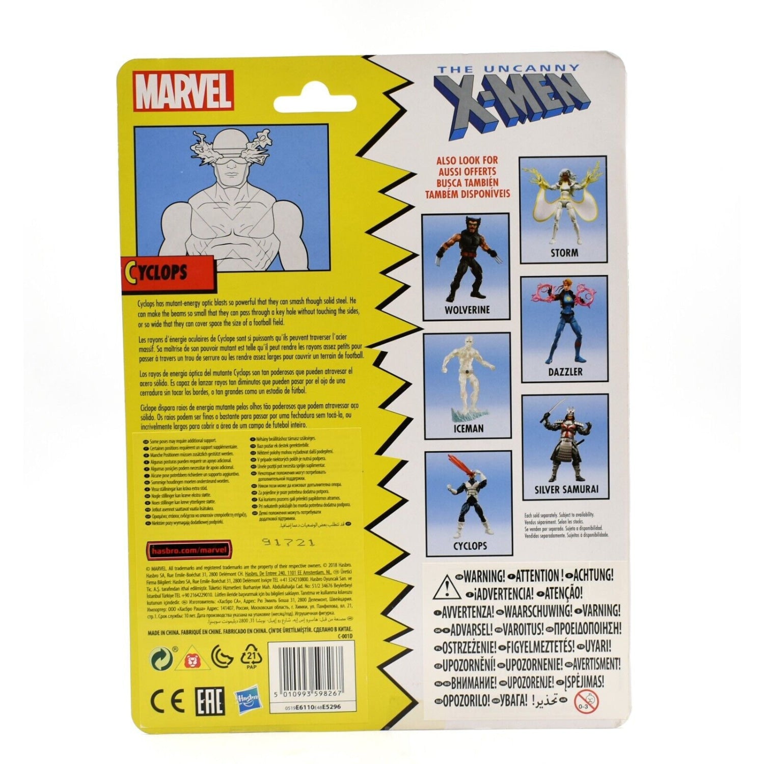 Marvel Legends The Uncanny X-Men Retro Wave - Cyclops Action Figure