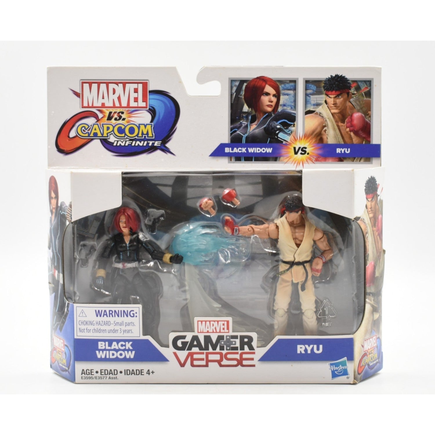 Marvel vs Capcom Infinite Gamer Verse - Black Widow & Ryu Action Figure ...