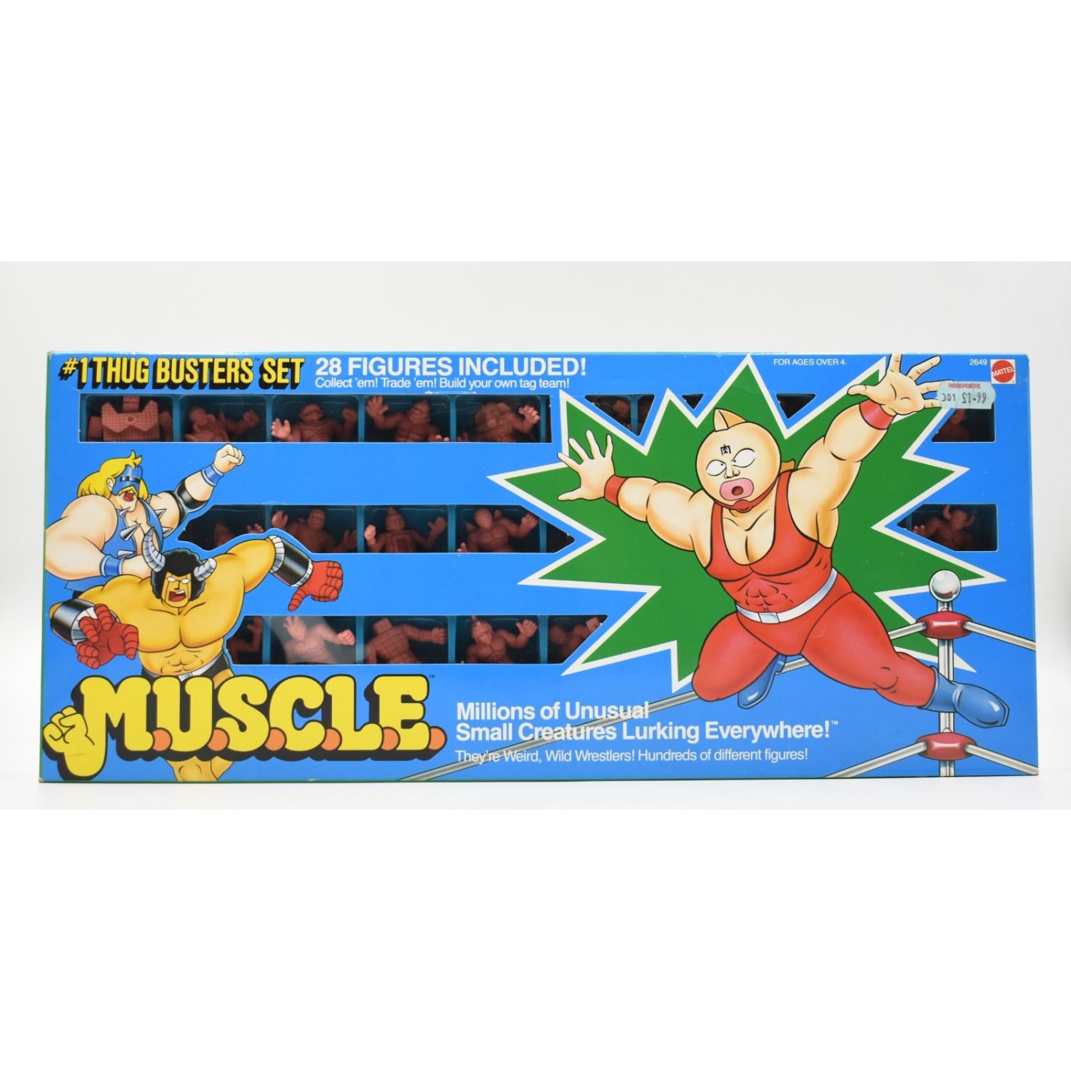 Mattel 1985 - M.U.S.C.L.E Men #1 Thug Busters Set