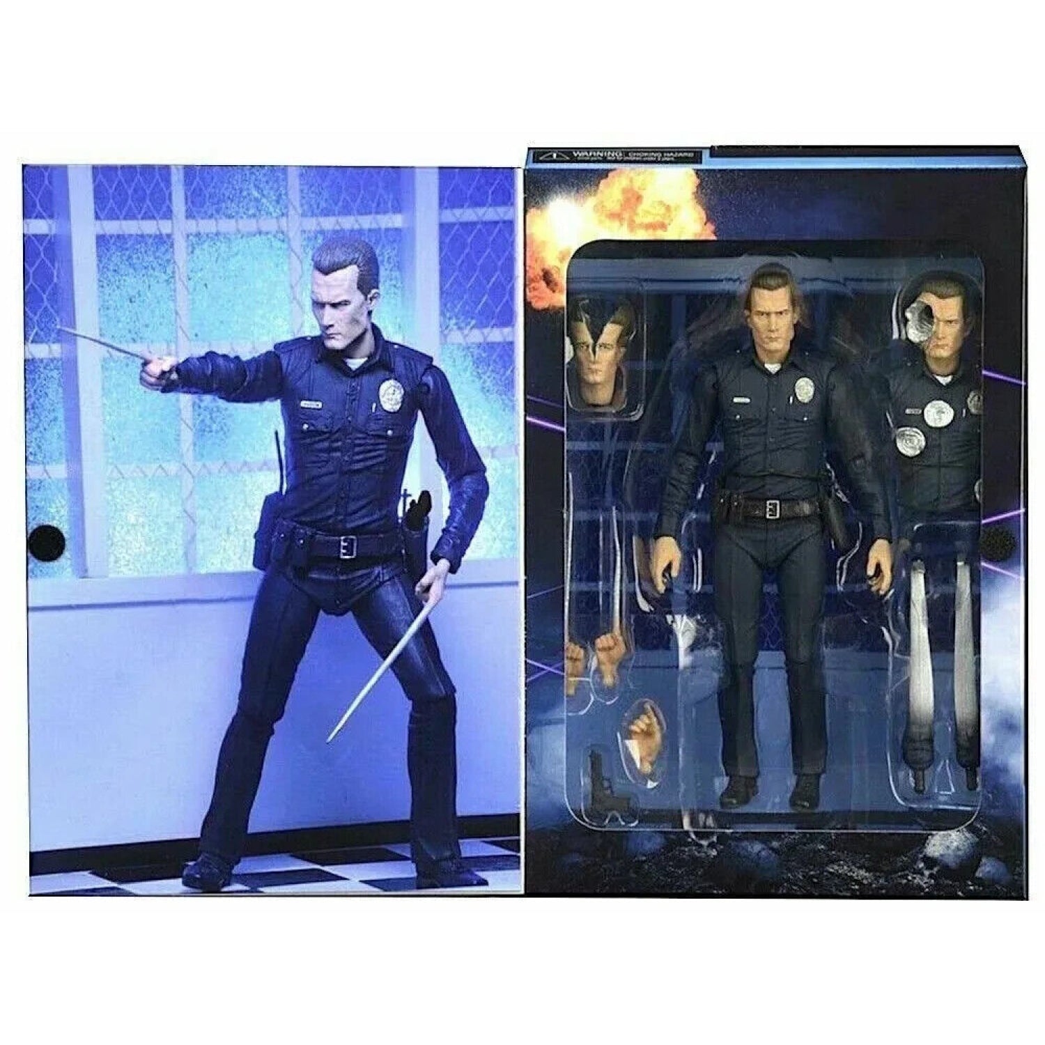 NECA - Terminator 2 Judgement Day – Ultimate T-1000 Action Figure