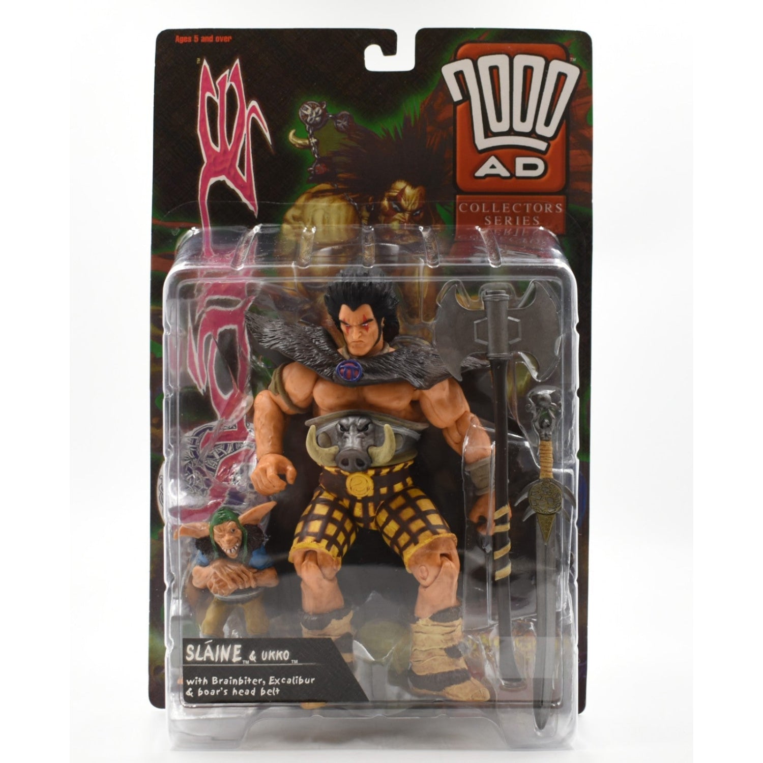 ReAction Judge Dredd 2000AD Series 1 Slaine & Ukko Action Figure