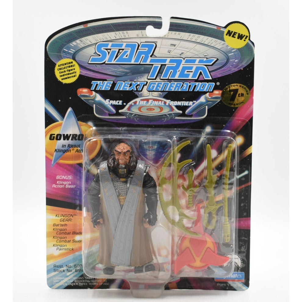 Star Trek The Next Generation - Gowron in Ritual Klingon Attire Action ...