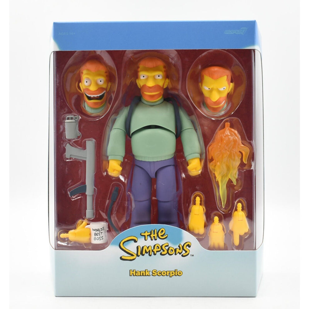 Super7 - The Simpsons Ultimates - Hank Scorpio Action Figure
