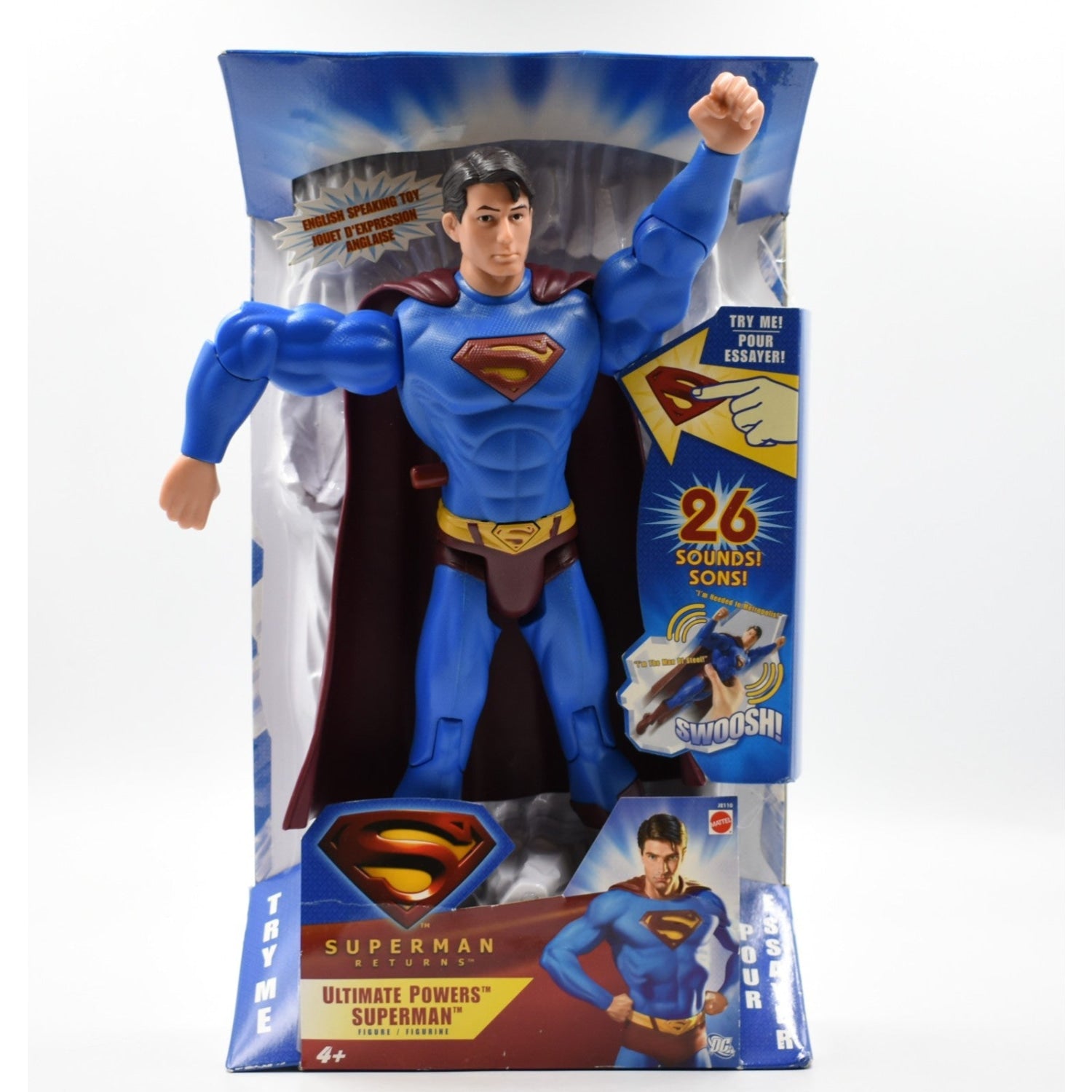 Superman Returns - Ultimate Powers Superman 12" Action Figure w/ Sounds