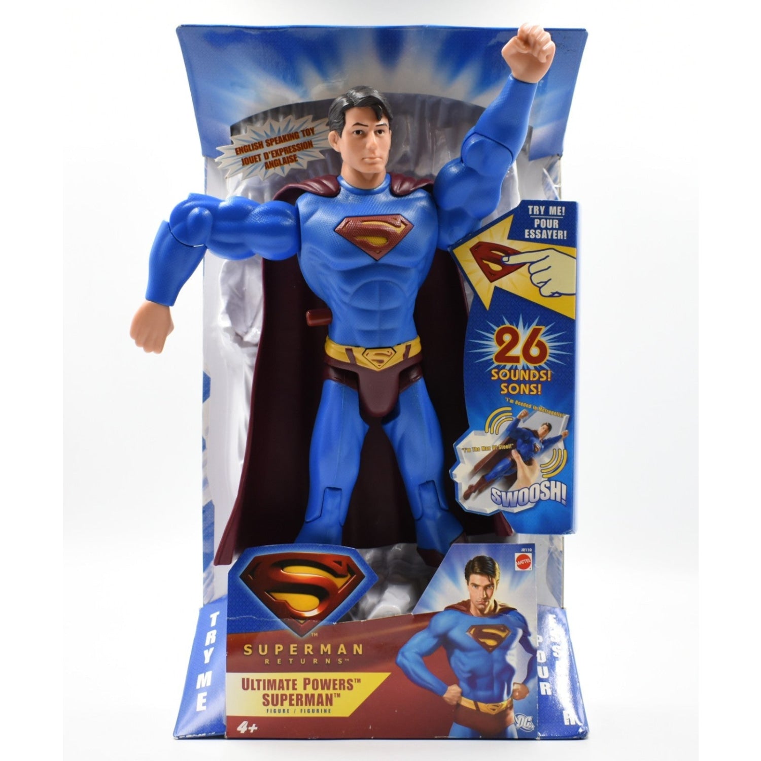 Superman Returns - Ultimate Powers Superman 12" Action Figure w/ Sounds