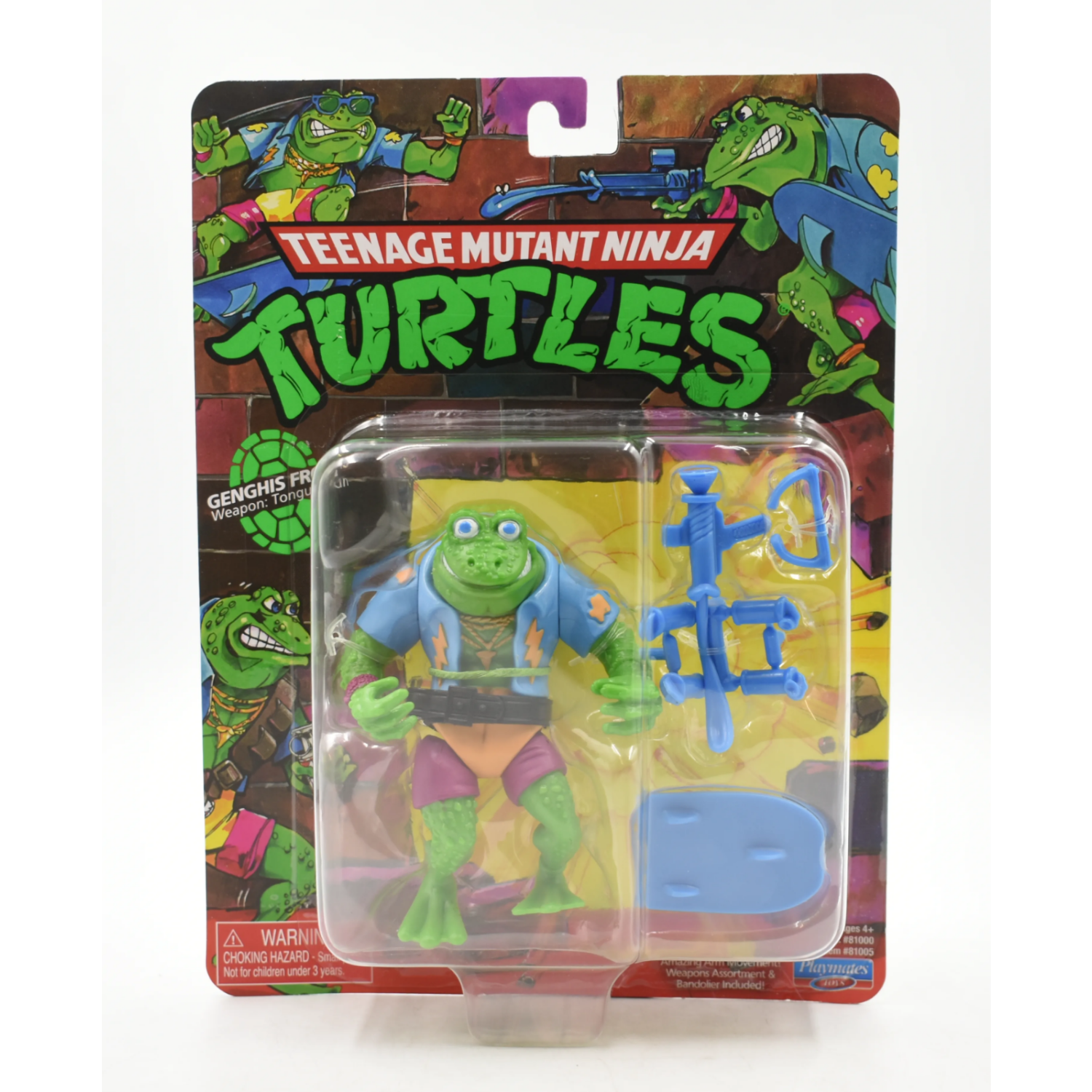 Teenage Mutant Ninja Turtles Classic Retro Wave 2 - Genghis Frog Action ...