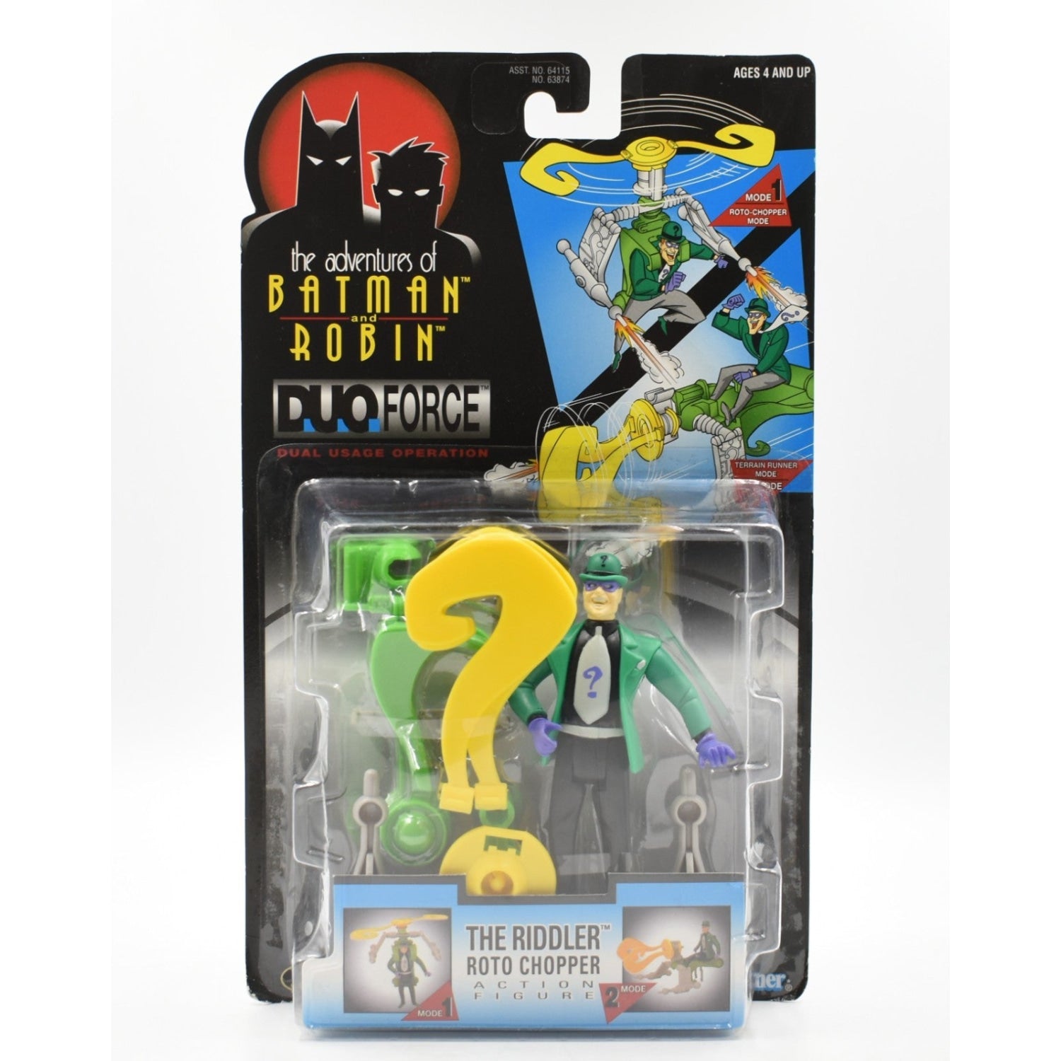The Adventures of Batman & Robin Duo Force - Riddler Roto Chopper ...