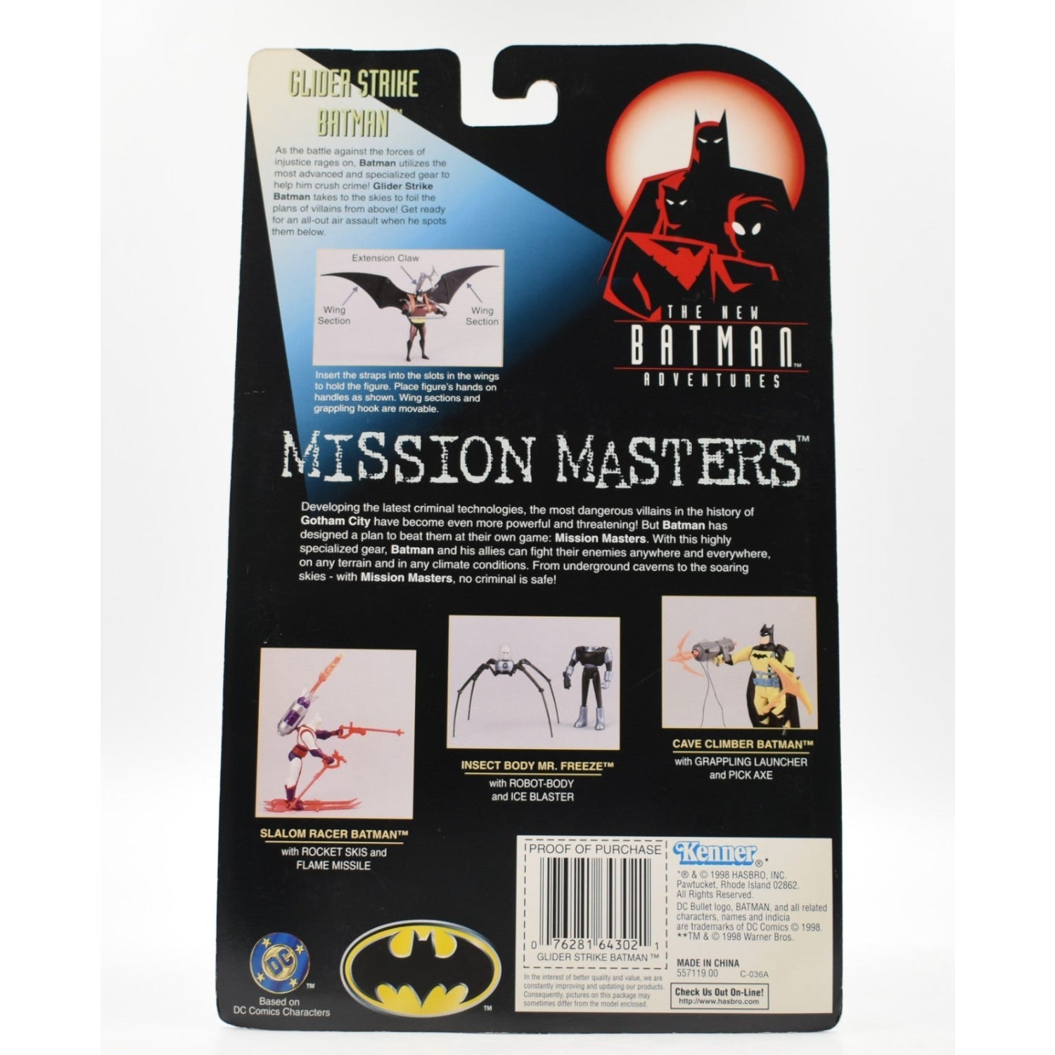 The New Adventures of Batman Mission Masters - Glider Strike Batman ...