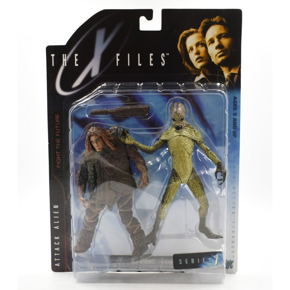 The X-Files Series 1 - Attack Alien & Primitive Man Action Figure