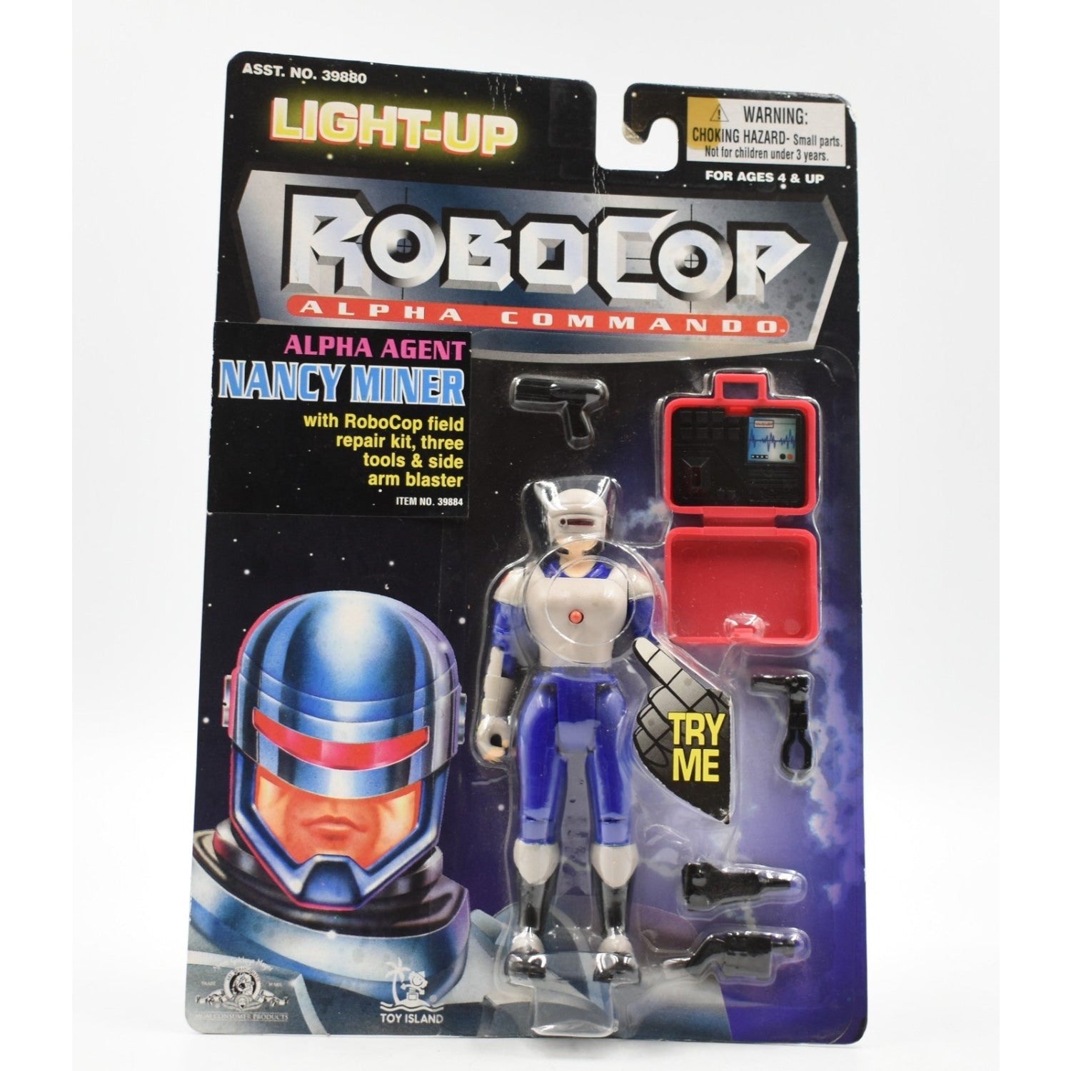Toy Island - Light-Up Robocop Alpha Commando - Agent Nancy Miner Figure