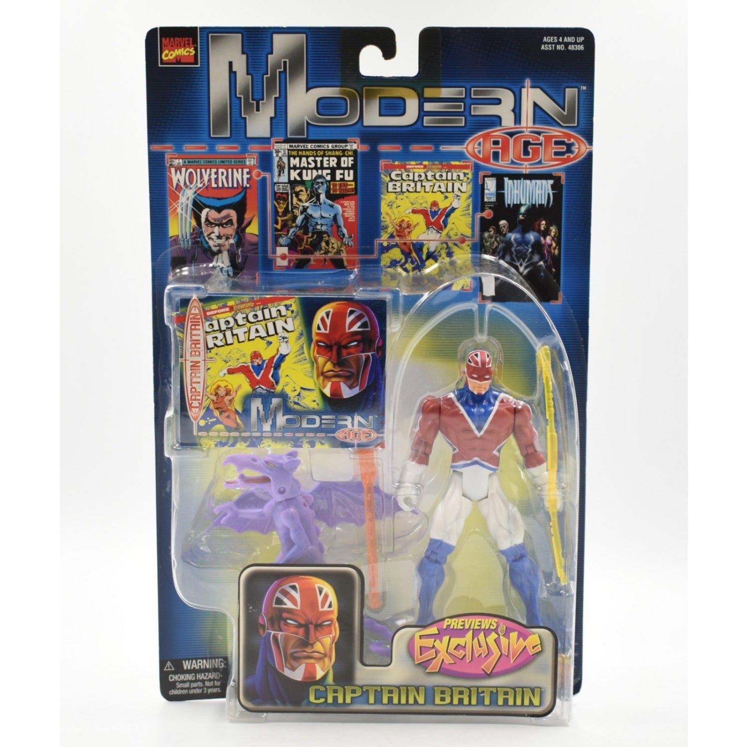 Marvel Comics Modern Age - Captain Britain Previews Exclusive Action Figure