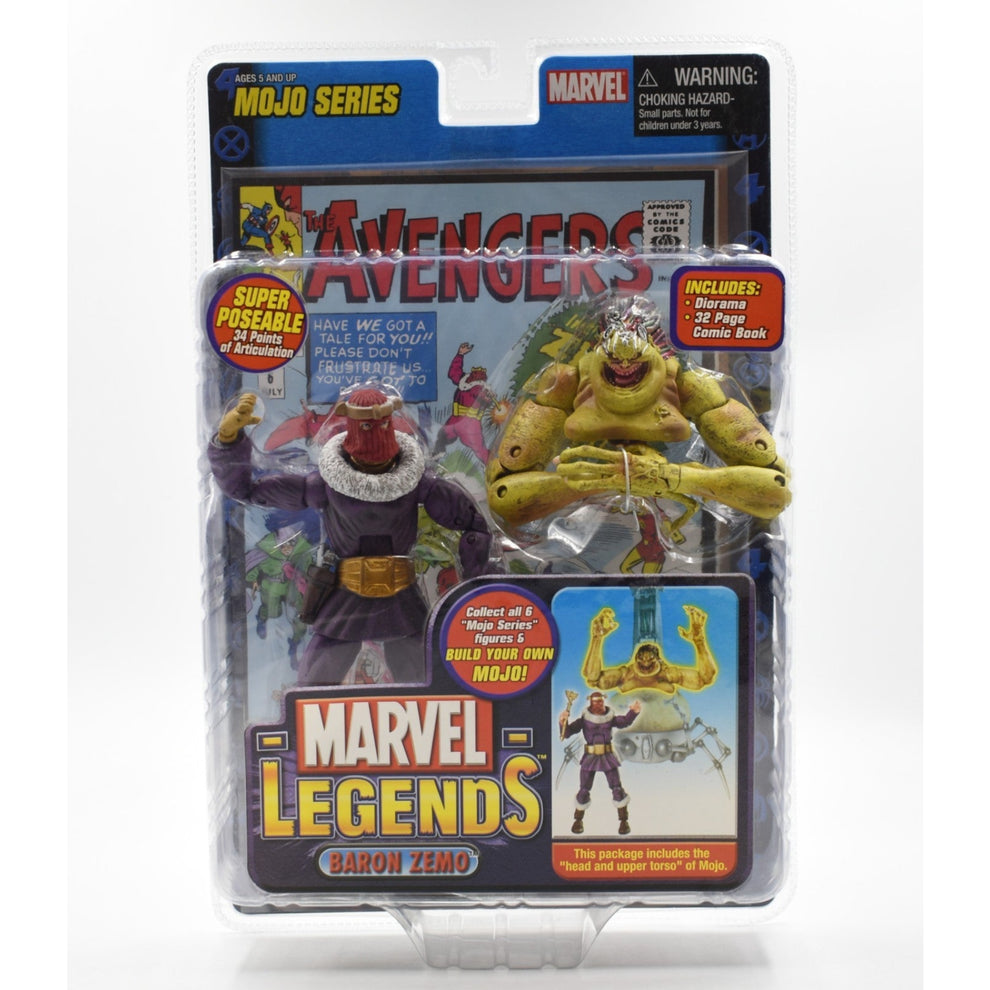 ToyBiz - Marvel Legends Mojo BAF Series - Baron Zemo Action Figure