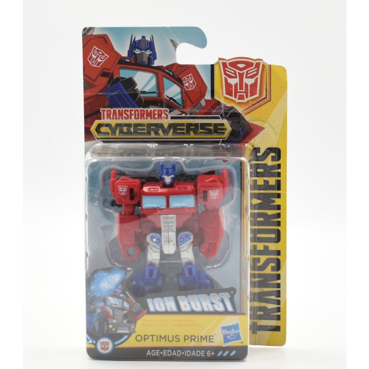 Transformers Cyberverse - Ion Burst Optimus Prime Action Figure
