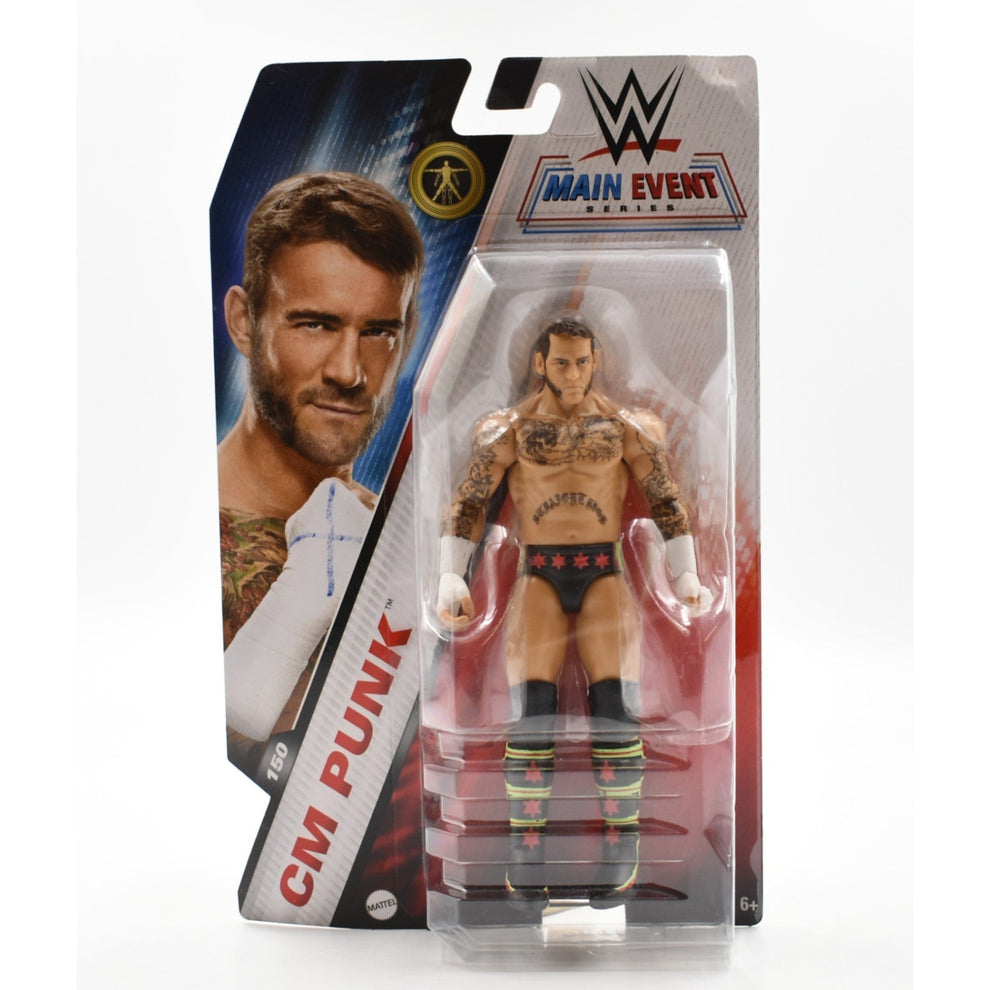 WWE Main Event Series #150 CM Punk (Black & Red Trunks) Action Figure